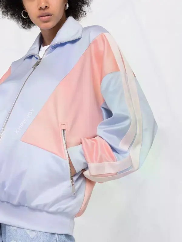 Khrisjoy Colour-block Track Jacket - Purple