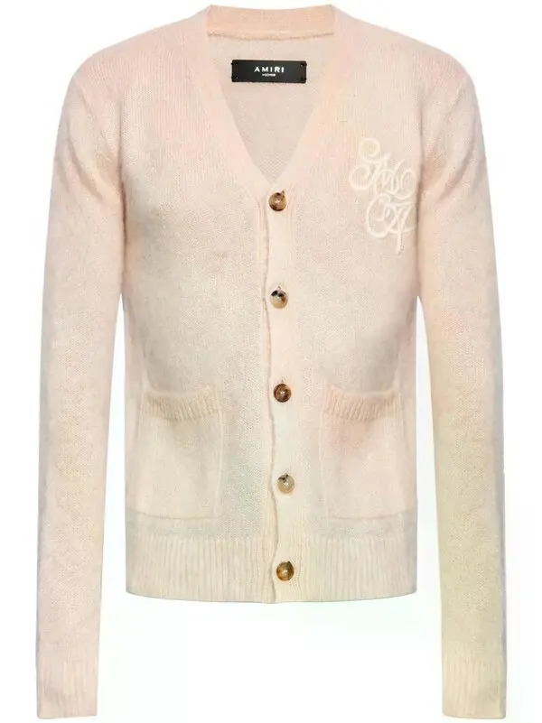 Amiri Logo-embroidered Cardigan