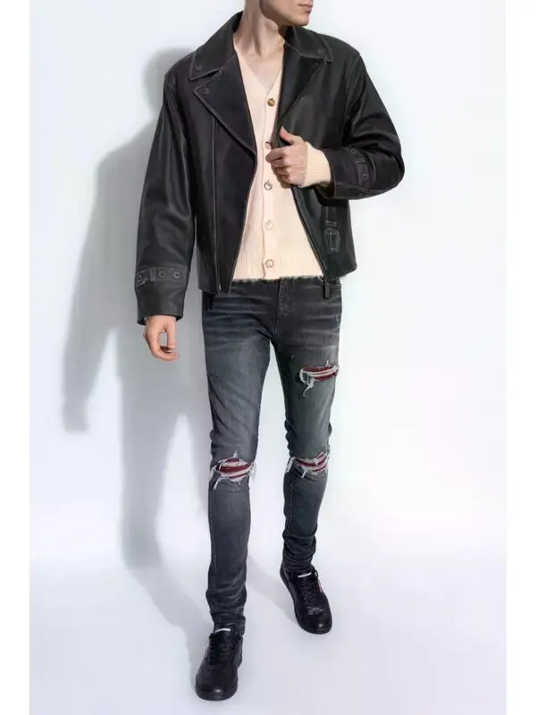 Amiri Logo-embroidered Cardigan