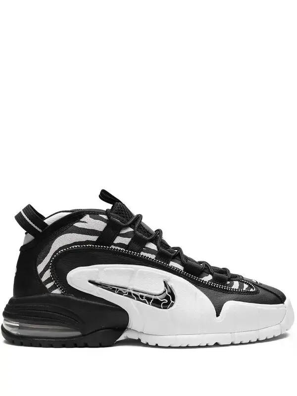 Nike Air Max Penny Tiger Stripe Sneakers - Black