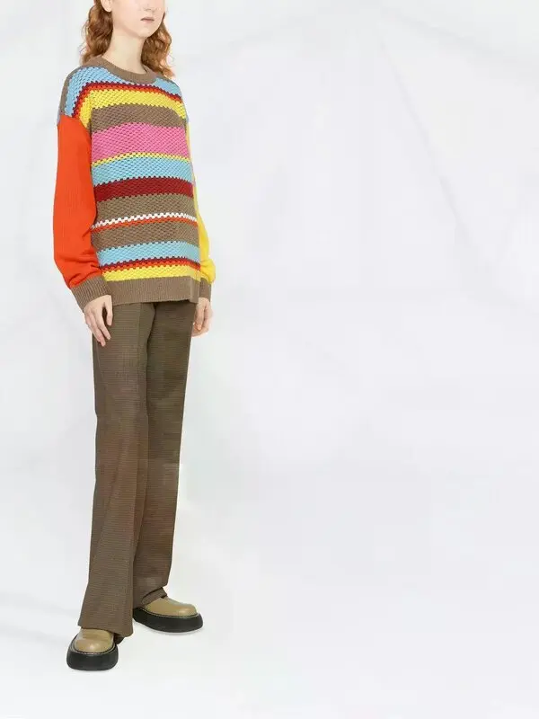Dsquared2 Chunky-knit Striped Jumper