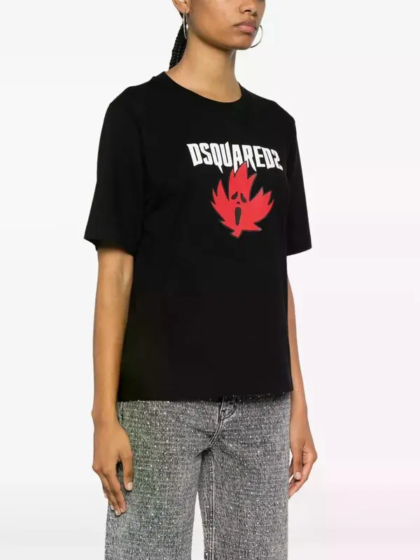 Dsquared2 Horror Maple Leaf-print T-shirt