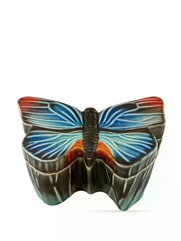 BORDALLO PINHEIRO Cloudy Butterflies' Box - Brown