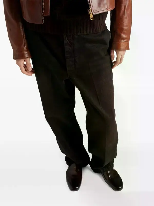 Prada Loose-fit Jeans In Coffee Cotton Denim