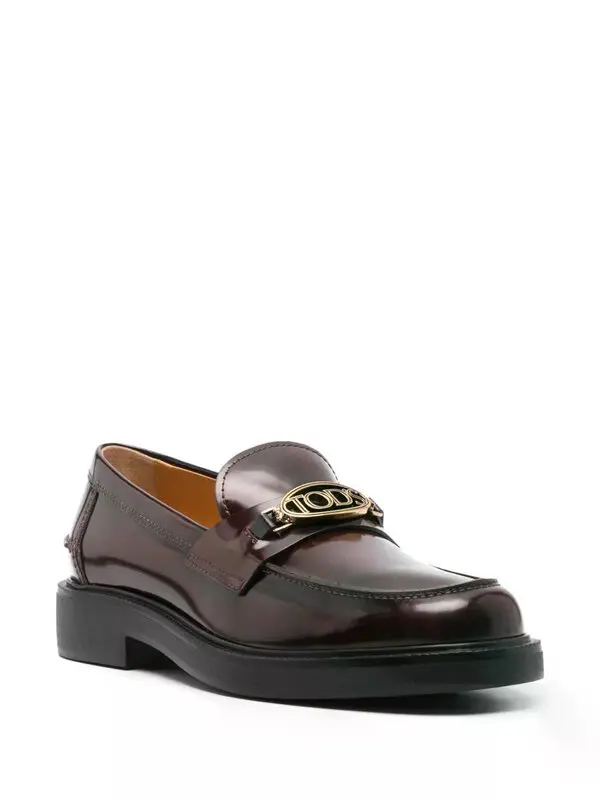 TOD'S Logo-plaque Loafers