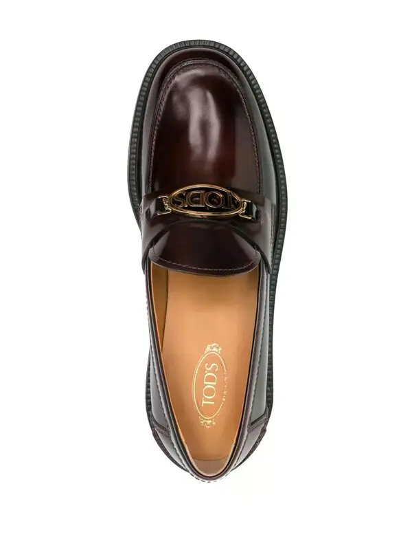 TOD'S Logo-plaque Loafers