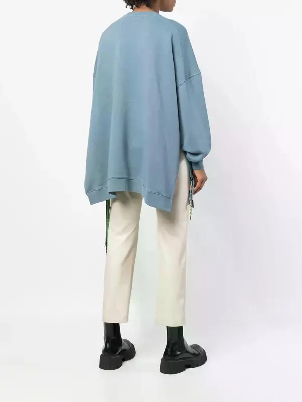 AMBUSH Cord-detail Crew-neck Sweatshirt