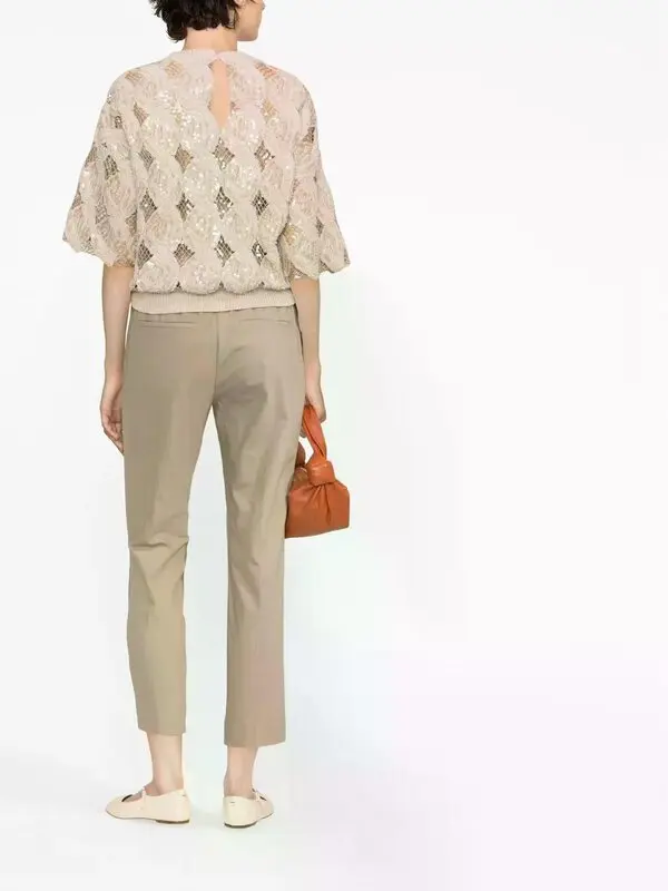 Brunello Cucinelli Cropped Tapered Trousers