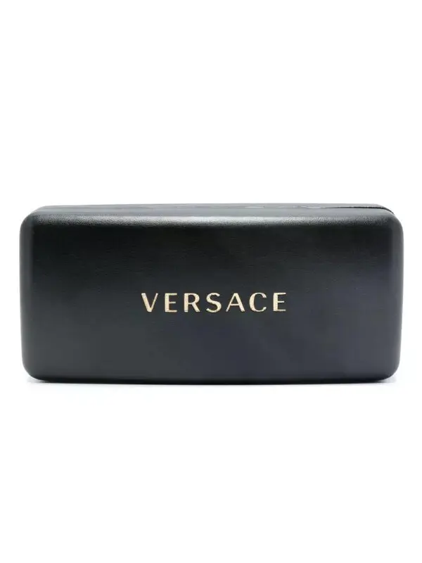Versace Medusa-plaque Rectangle-frame Sunglasses