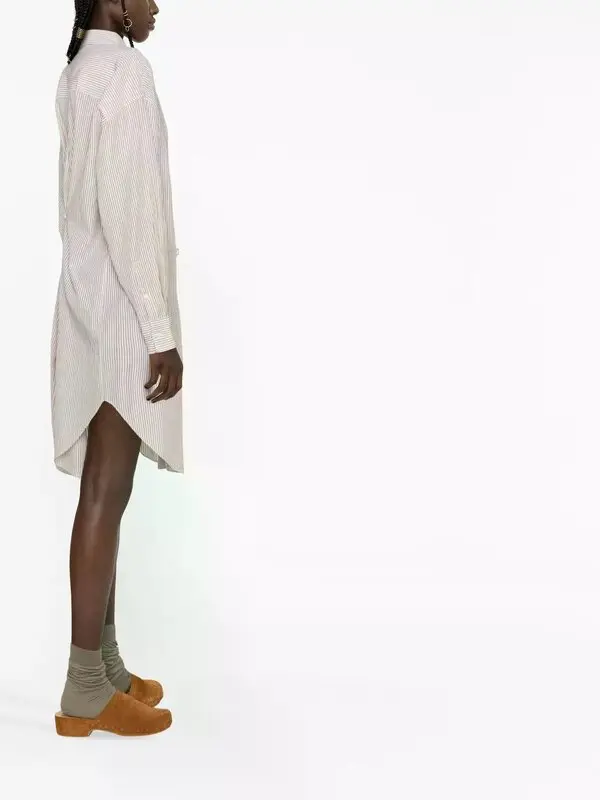 MARANT ETOILE Seen Striped Shirt Dress