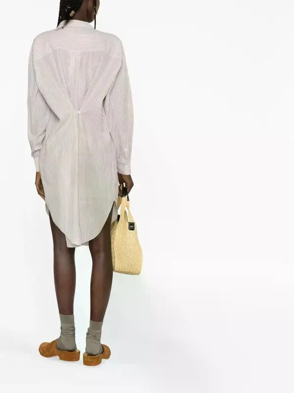MARANT ETOILE Seen Striped Shirt Dress
