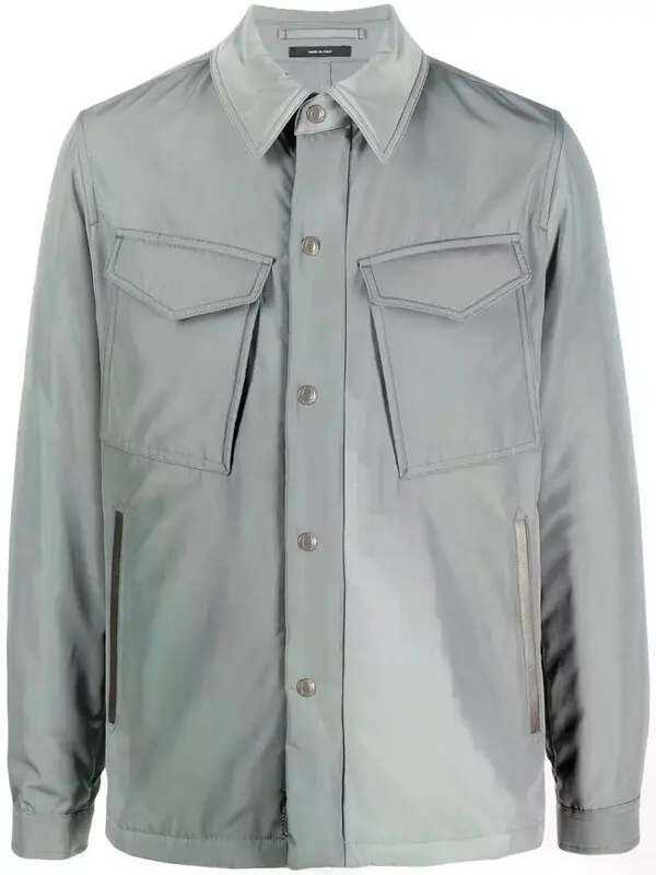 TOM FORD Aqua Long Sleeve Shirt Jacket