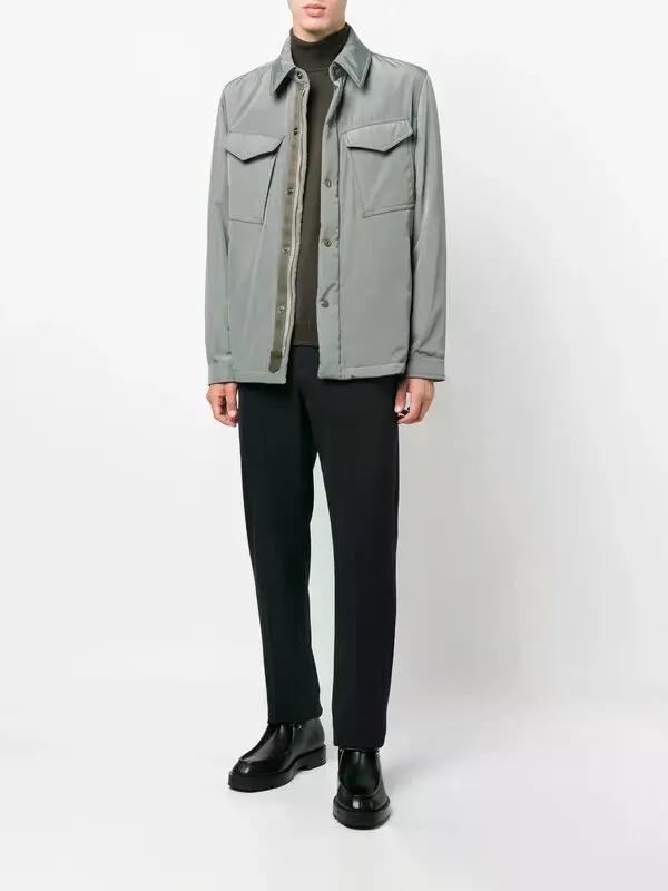TOM FORD Aqua Long Sleeve Shirt Jacket