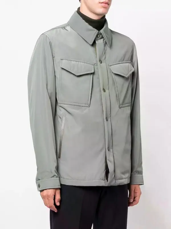 TOM FORD Aqua Long Sleeve Shirt Jacket