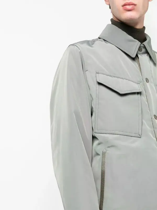 TOM FORD Aqua Long Sleeve Shirt Jacket