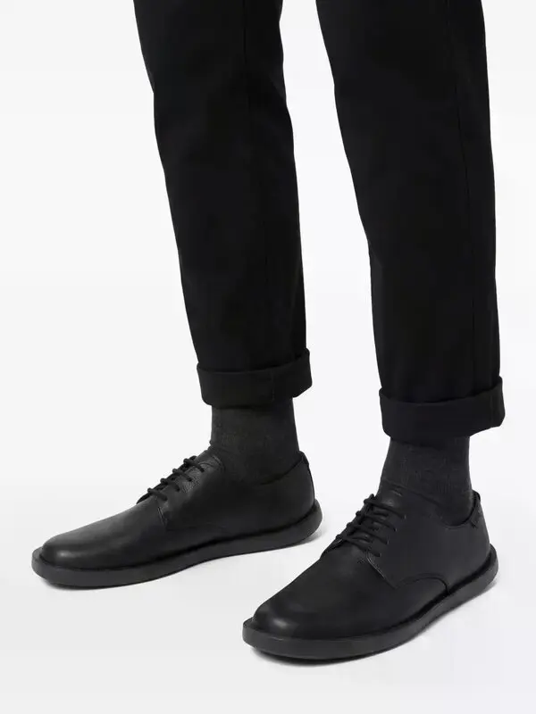 Camper Wagon Leather Derby Shoes