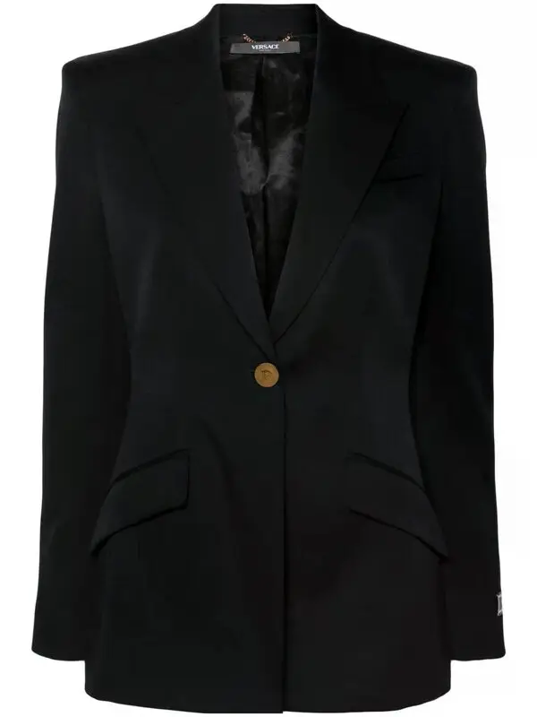 Versace Medusa-button Single-breasted Blazer