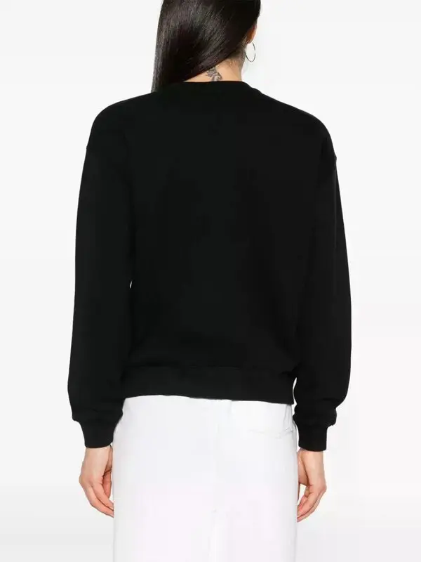 Maison Kitsuné Fox-appliqué Crewneck Sweatshirt