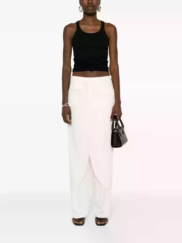 AGOLDE Sleeveless Ribbed-knit Top