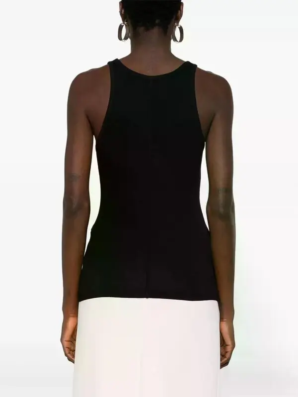 AGOLDE Sleeveless Ribbed-knit Top