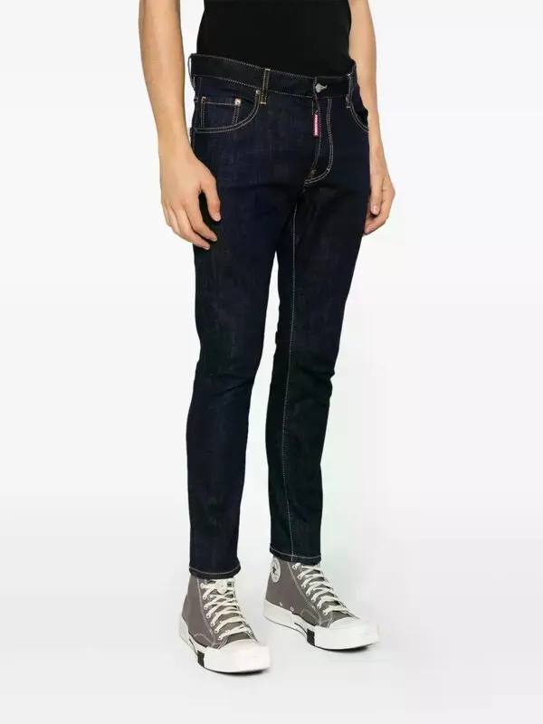 Dsquared2 Mid-rise Skinny Jeans - Blue