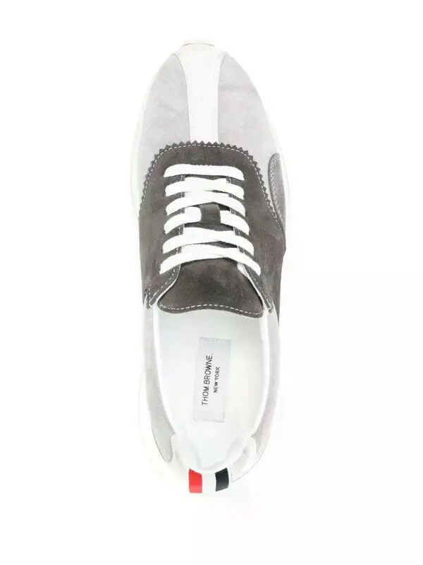 Thom Browne Sprinter Suede Sneakers - Grey