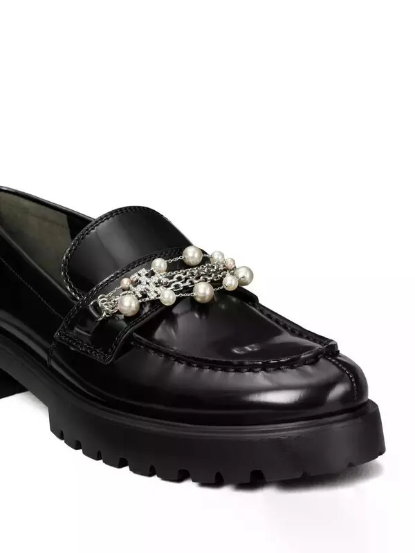 Tory Burch Embellished Lug Loafers