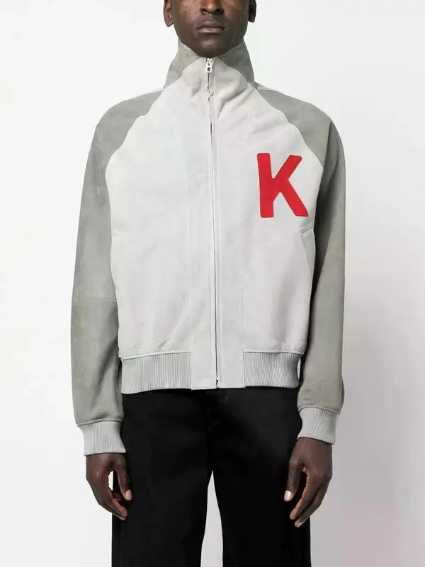 Kenzo Colour-block Logo-print Bomber Jacket
