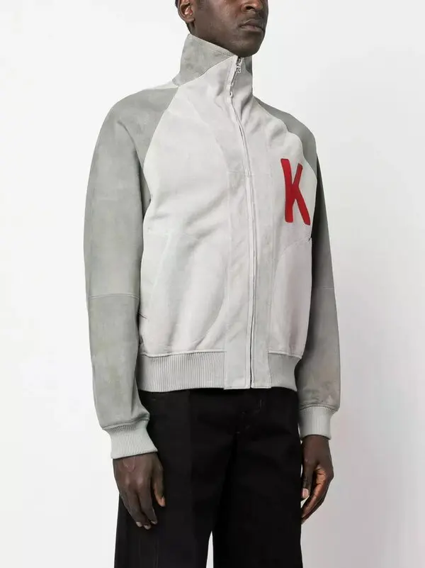 Kenzo Colour-block Logo-print Bomber Jacket