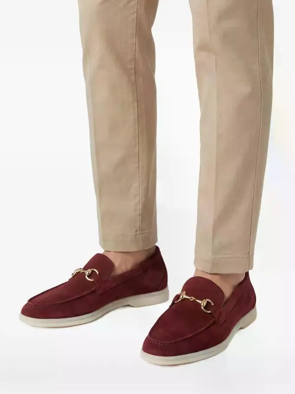 SCAROSSO Lilia Suede Loafers