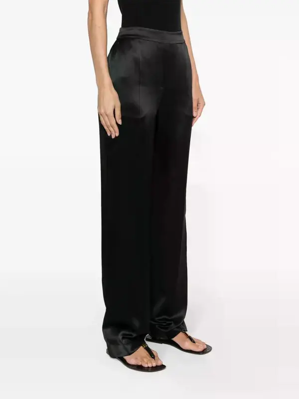 JOSEPH Tova Straight Trousers - Black