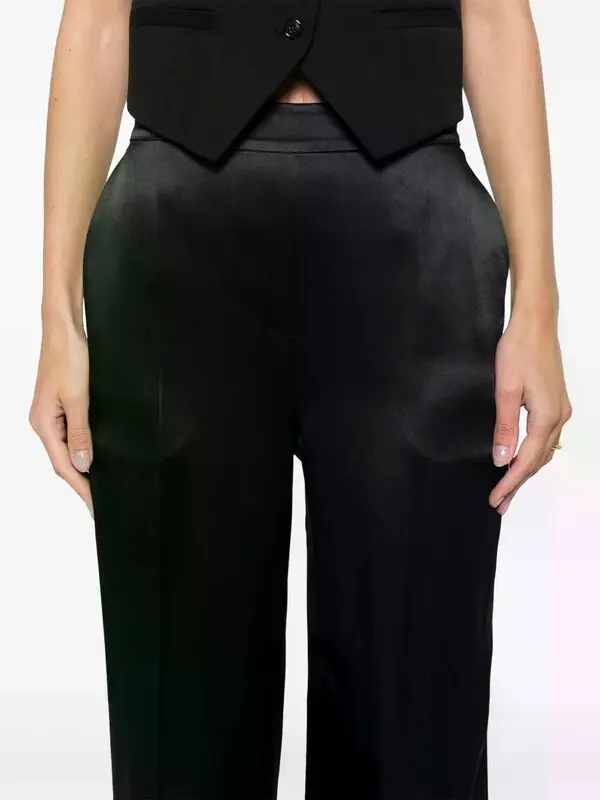 JOSEPH Tova Straight Trousers - Black