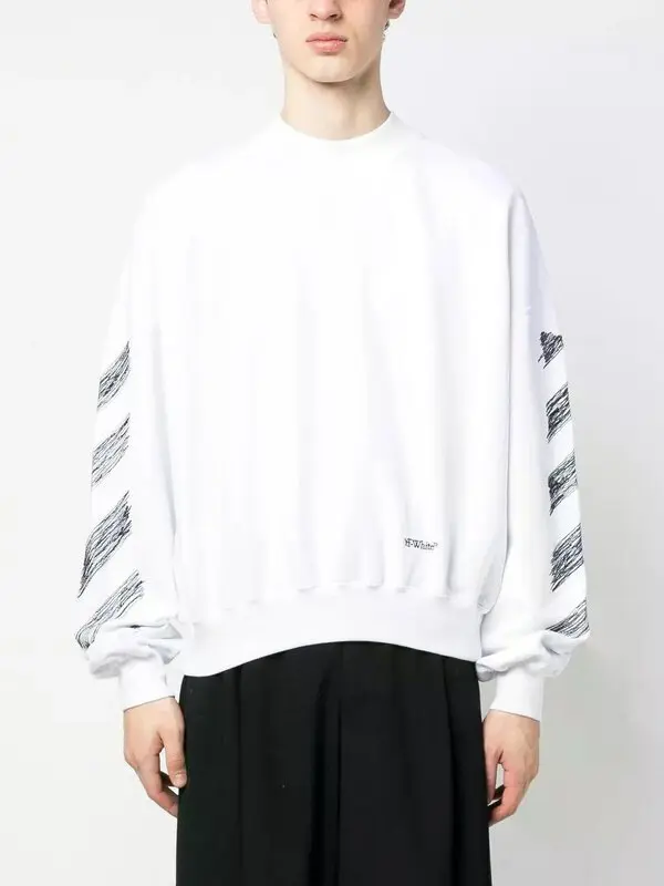 Off-White Diag-print Sweatshirt