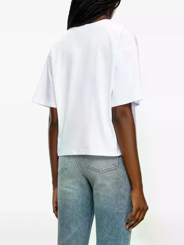 DIESEL® T-buxt-crop-od Cotton T-shirt