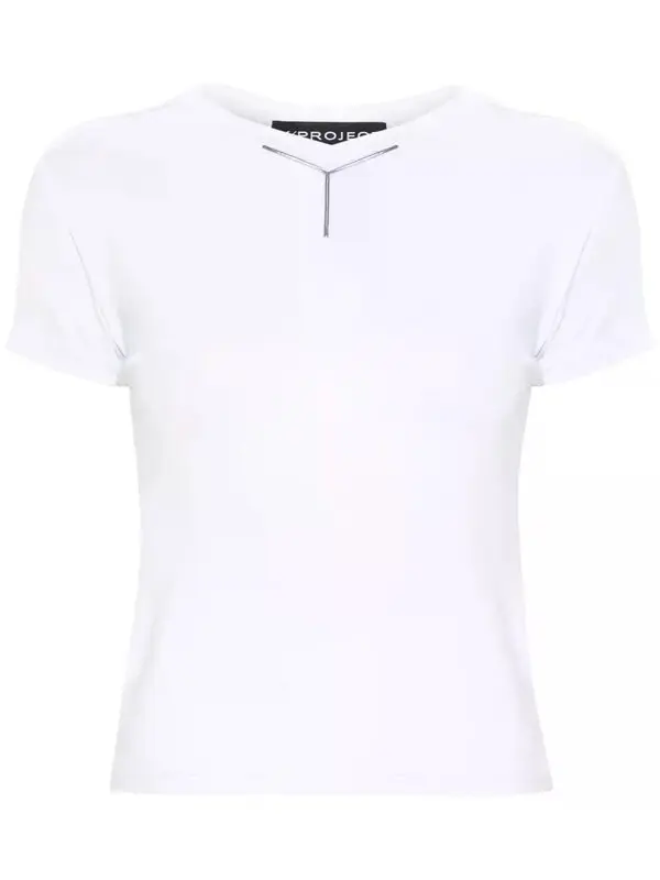 Y/project Logo-appliqué T-shirt