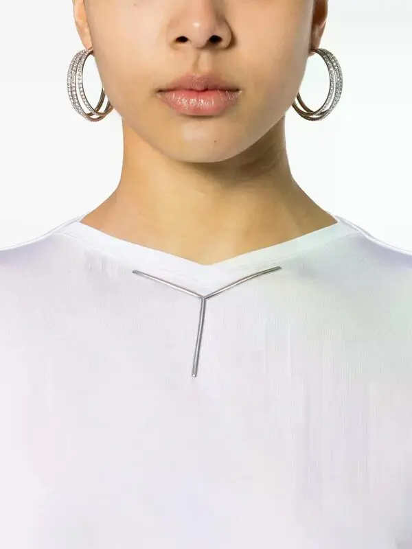 Y/project Logo-appliqué T-shirt