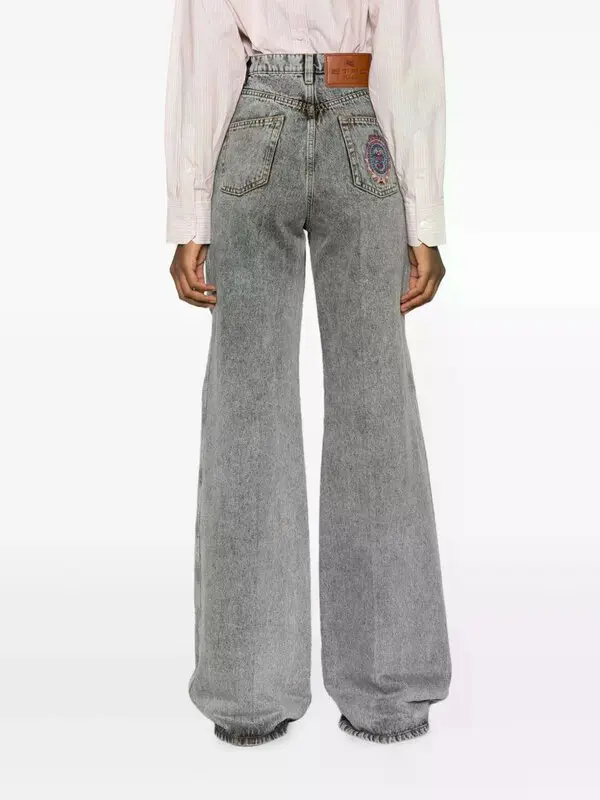 Etro Embroidered Flared Jeans