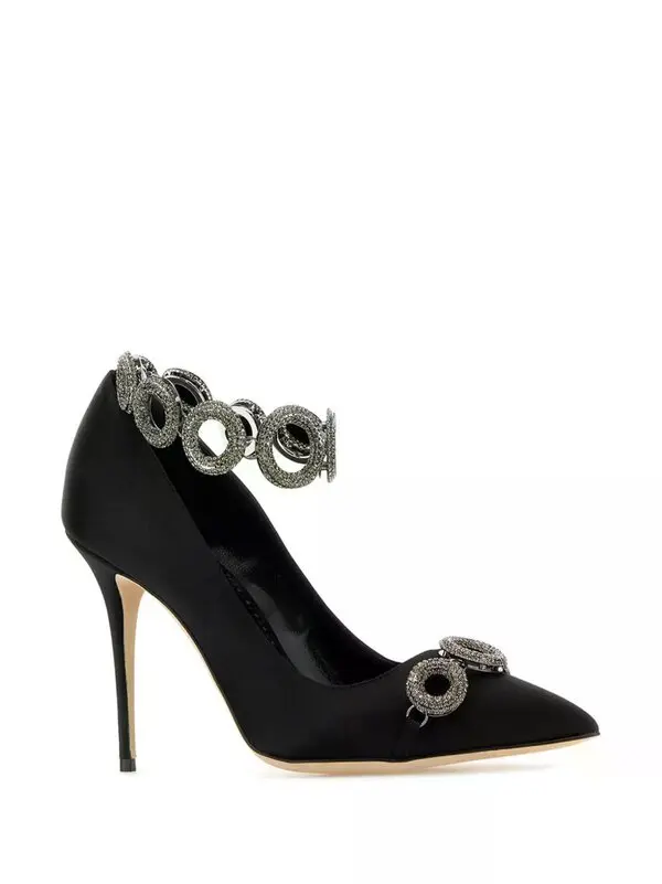 Manolo Blahnik 105mm Isteria Pumps - Black