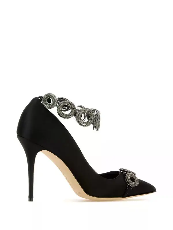 Manolo Blahnik 105mm Isteria Pumps - Black
