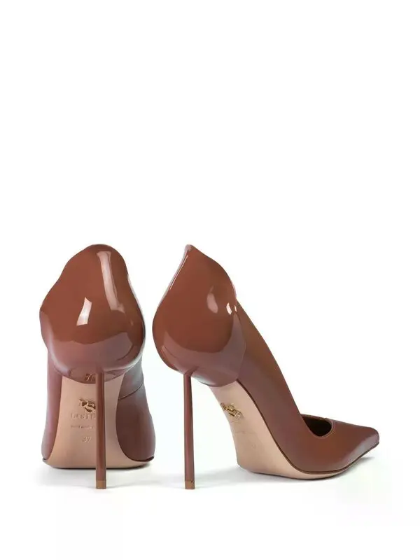 LE SILLA 100mm Petalo Pumps - Brown