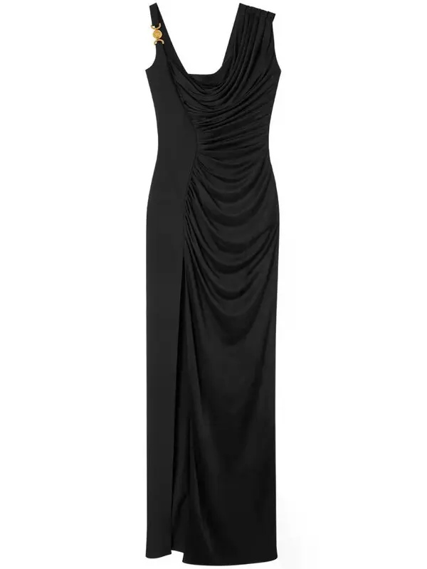Versace Medusa '95 Draped Gown - Black