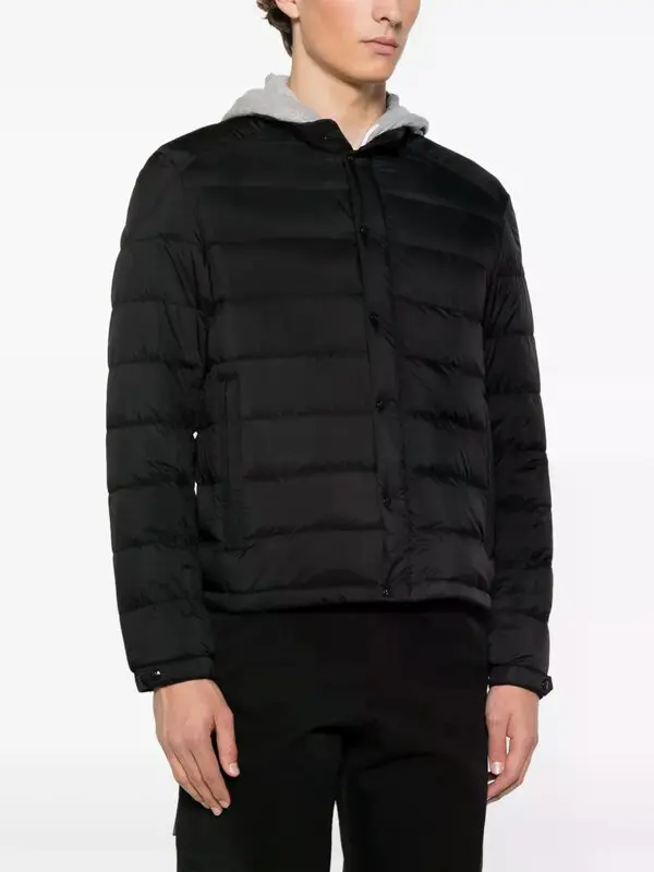 Moncler Zip-up Quilted Jacket - Black
