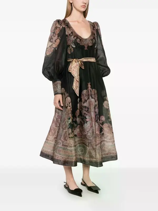 Zimmermann Illustration Structured Maxi Dress