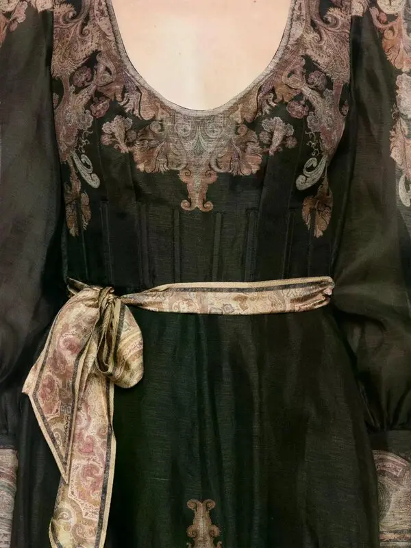 Zimmermann Illustration Structured Maxi Dress