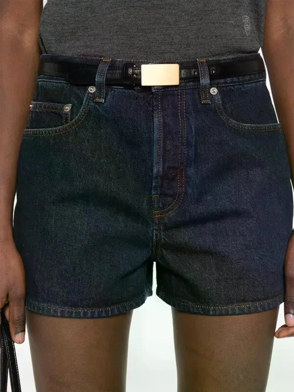 Burberry Patch-detail Denim Shorts