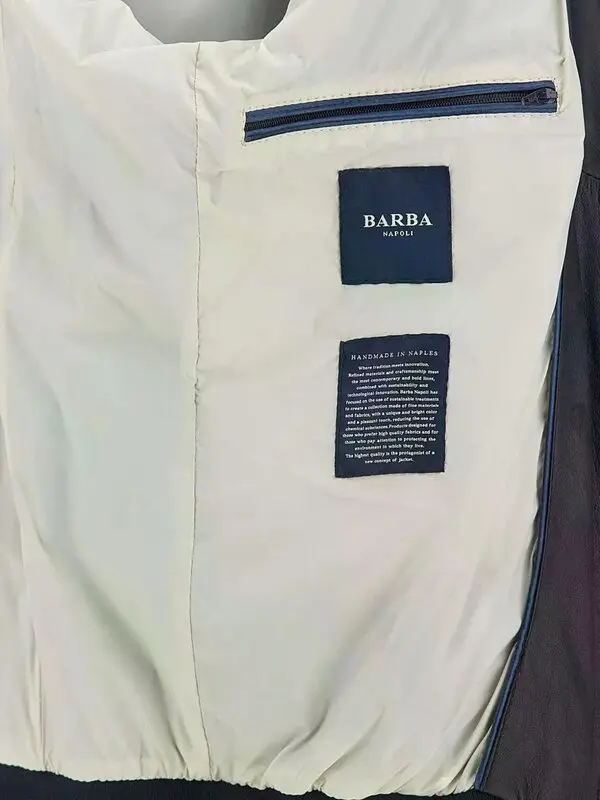 BARBA NAPOLI Leather Jacket