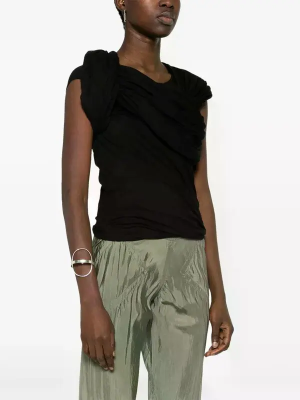Rick Owens Harness T Draped Top