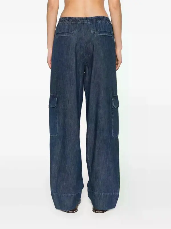 Valentino Garavani Chambray Cargo Trousers