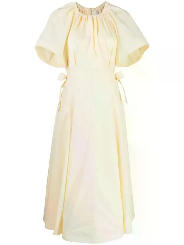 3.1 Phillip Lim Ruched Short-sleeved Midi Dress