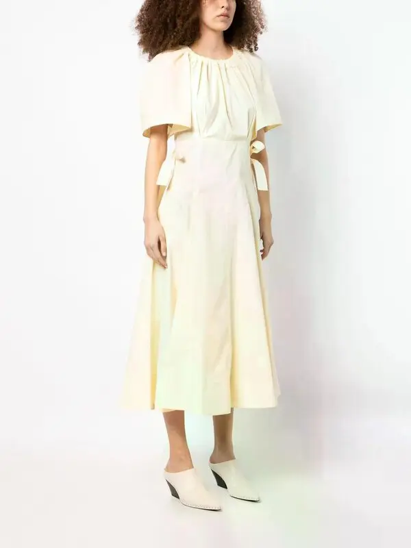3.1 Phillip Lim Ruched Short-sleeved Midi Dress
